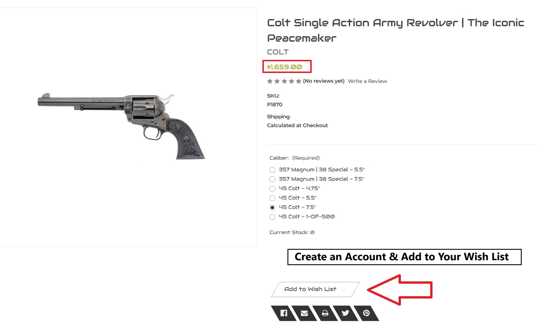 💥💥💥Colt Single Action Army - 6 Models💥💥💥 - 24hourcampfire